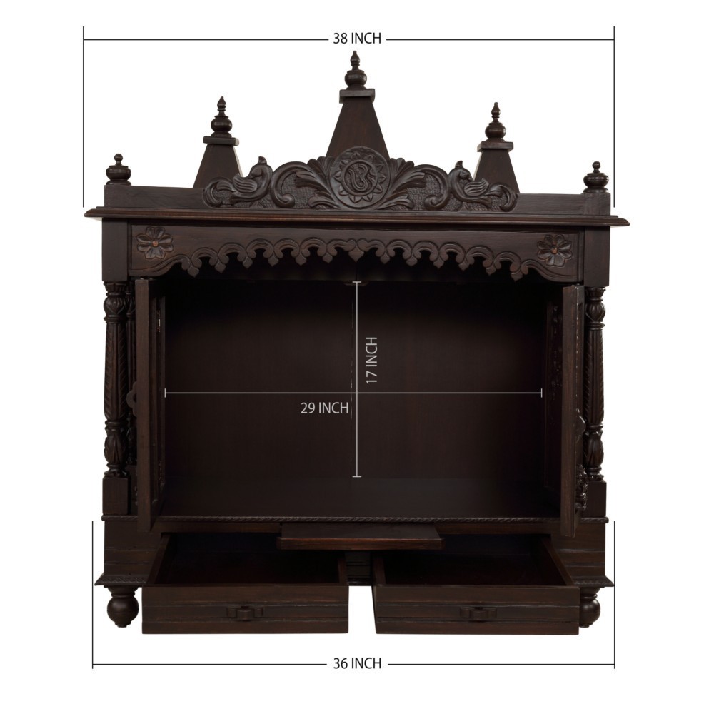 Tailored Sanctum: Foldable Pooja Mandir